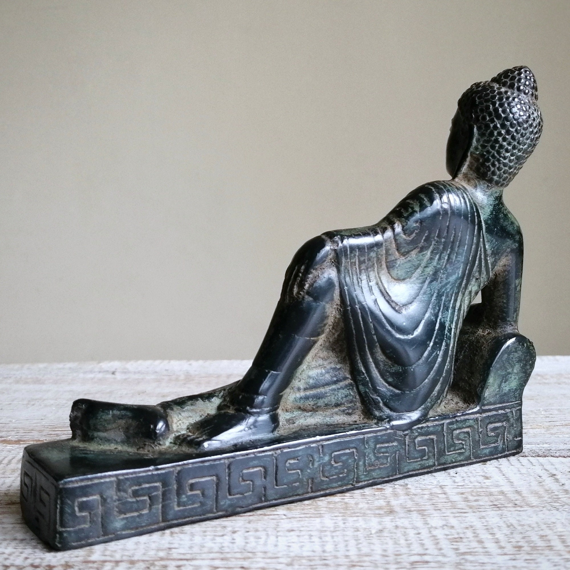 Reclining Buddha Vintage Buddhist Statue | Etsy