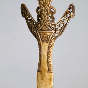 Vintage Tribal Carved Bone Comb, Maluku Islands - Etsy
