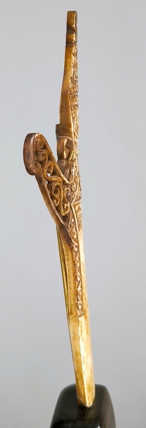 Vintage Tribal Carved Bone Comb, Maluku Islands - Etsy