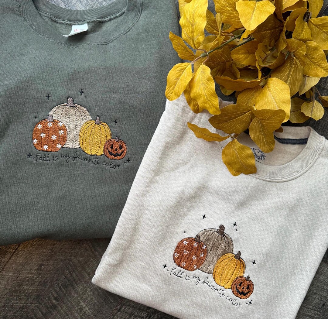 Fall is My Favorite Sweatshirt, Cute Fall Sweatshirt, Thanksgiving Gift ...