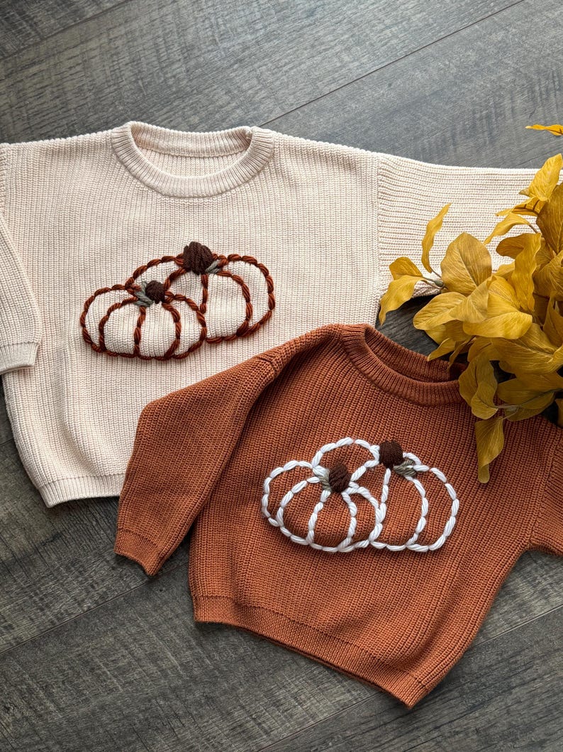 Fall Baby and Toddler Sweater |personalize Sweater|fall Sweater ...