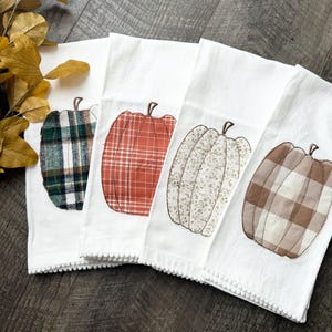 Pumpkin Tea Towel, Fall Tea Towel, Pumpkin Flour Sack Tea Towel, Hello ...