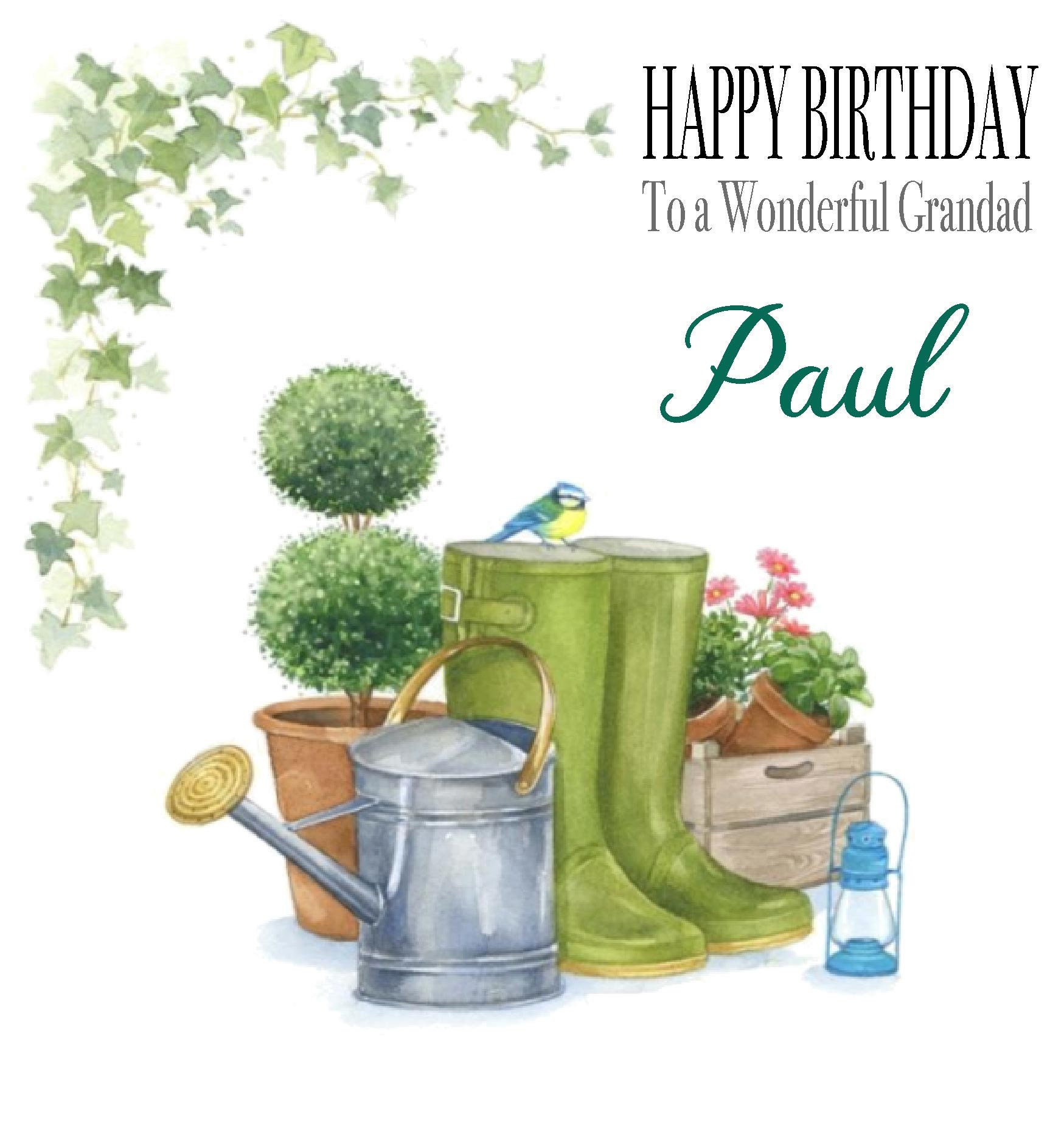 Personalised Handmade Gardening Birthday Card | Etsy UK