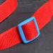 Red Nylon Belt With Slide Buckle - 1" Lightweight, Minimal - Etsy