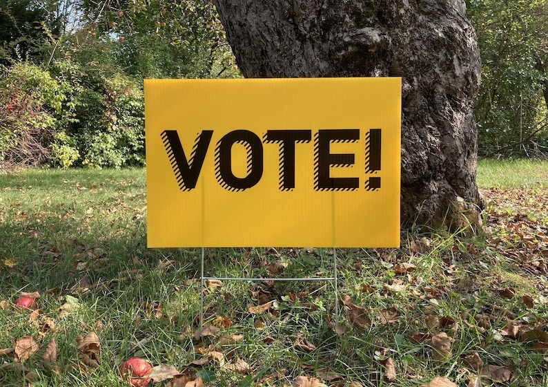 Vote! Yard Signs - Etsy
