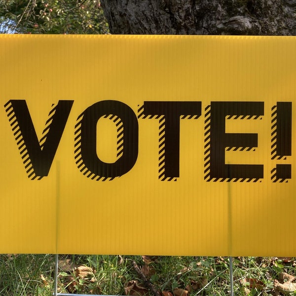 Vote No Yard Sign - Etsy