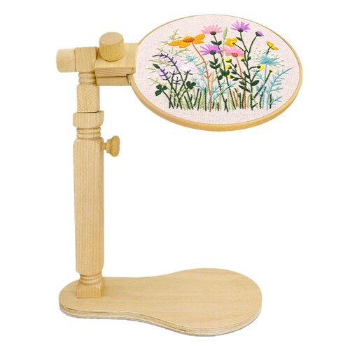 Rotated Wooden Embroidery Lap Stand for Any Hoops Cross - Etsy