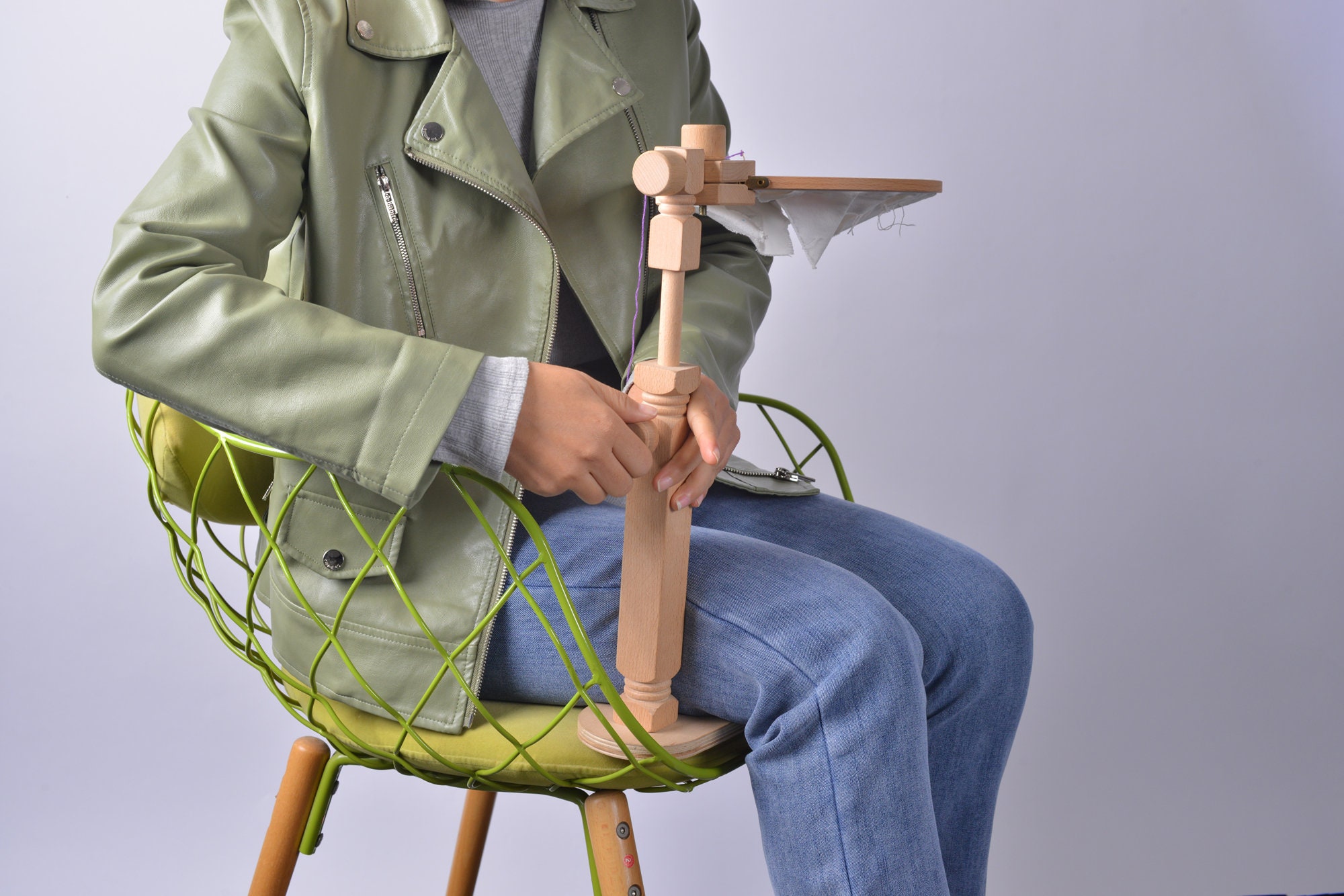 Rotated Wooden Embroidery Lap Stand for Any Hoops Cross - Etsy Canada