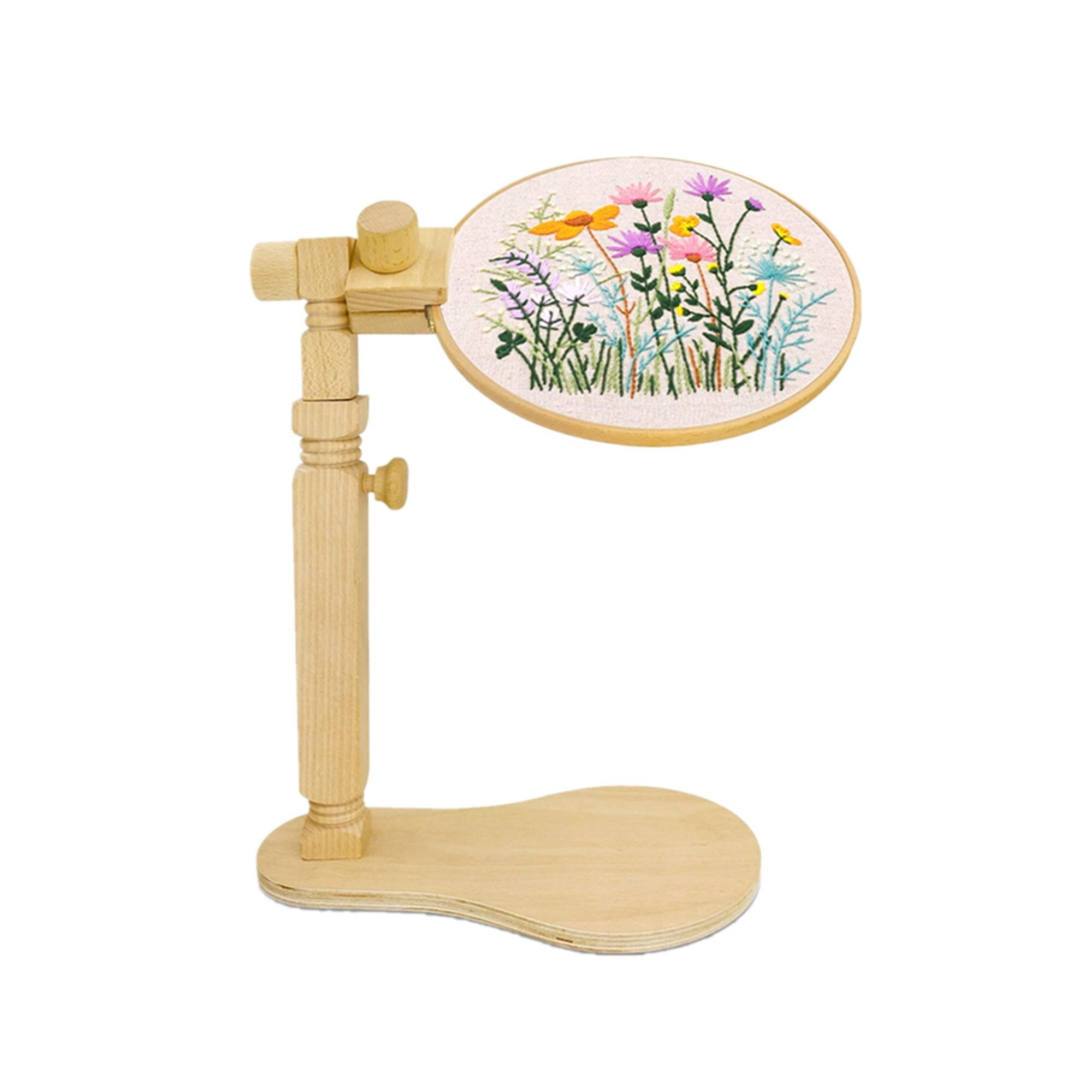 Rotated Wooden Embroidery Lap Stand for Any Hoops Cross - Etsy Canada