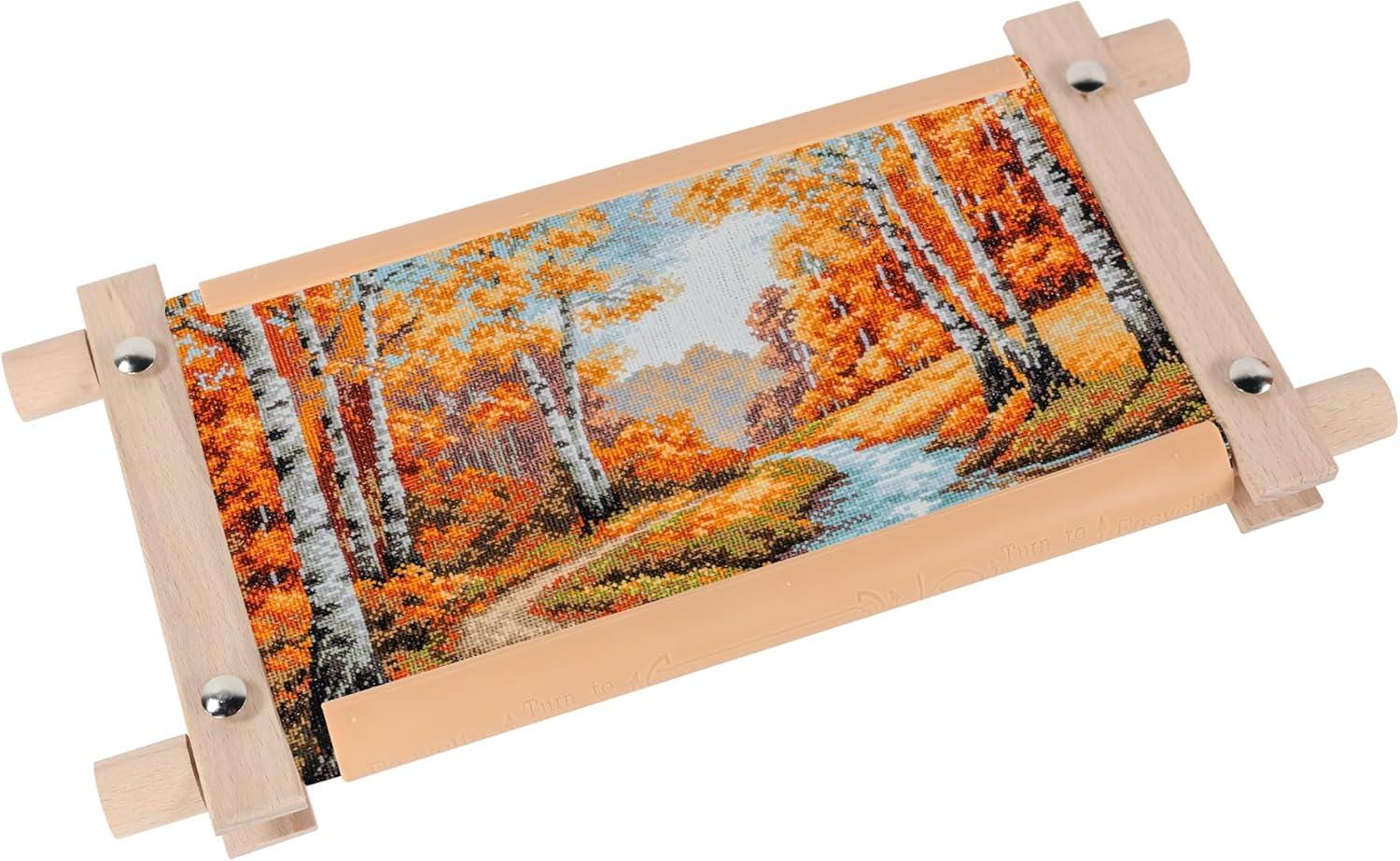Beech Wood Tapestry Scroll Embroidery Frames, Needlepoint Cross Stitch ...