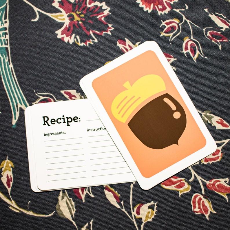 Animal Crossing Recipe Cards - Etsy