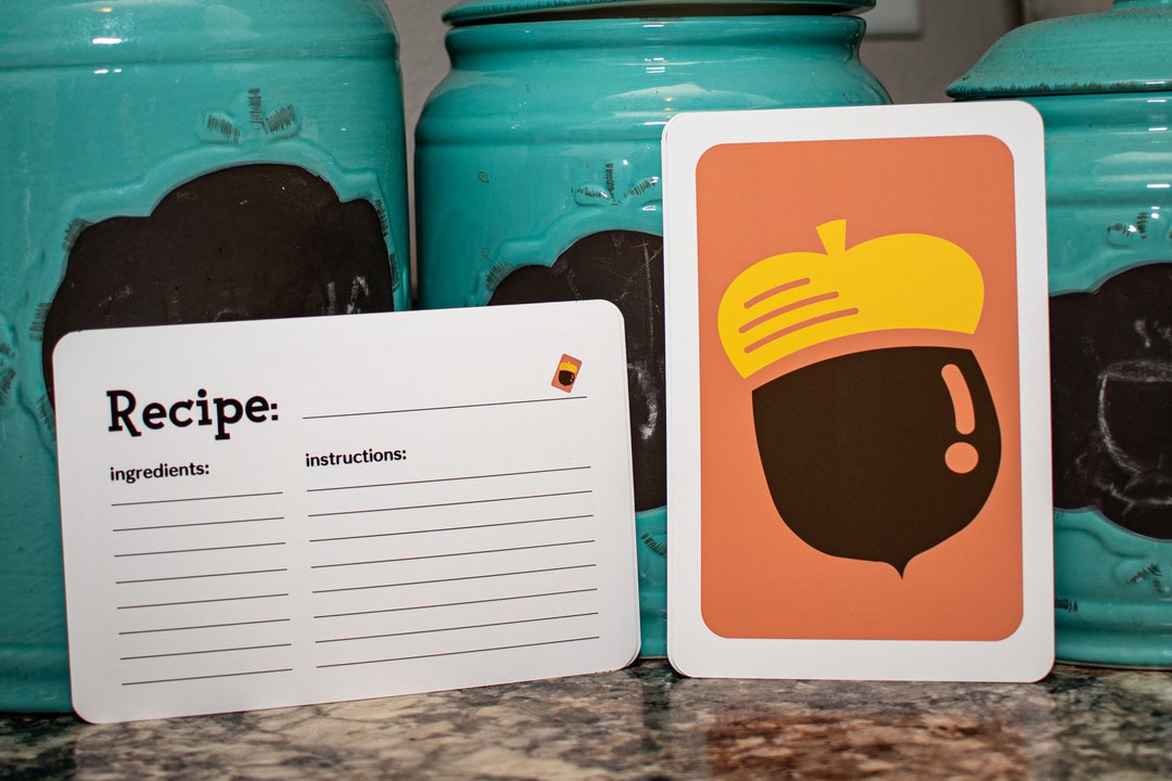 Animal Crossing Recipe Cards - Etsy