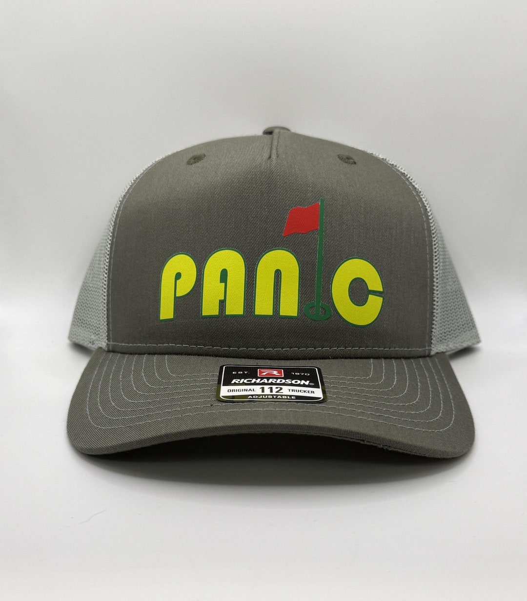 Panic Golf Flag Trucker Cap | Richardson 112 Snapback - Etsy