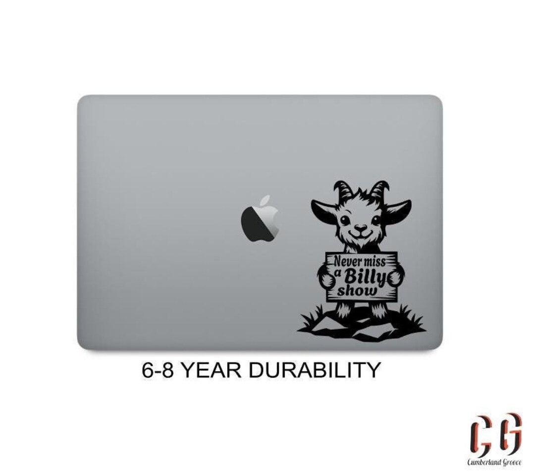 Never Miss a Billy Show Goat Sticker Transfer | In/outdoor Vinyl Decal ...