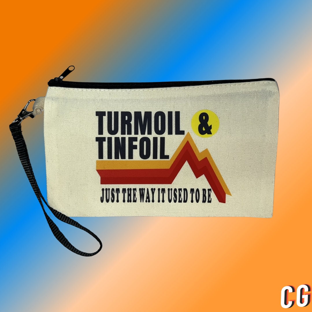 Turmoil & Tinfoil Canvas Bag | Printed Graphics | Wristband Strap ...