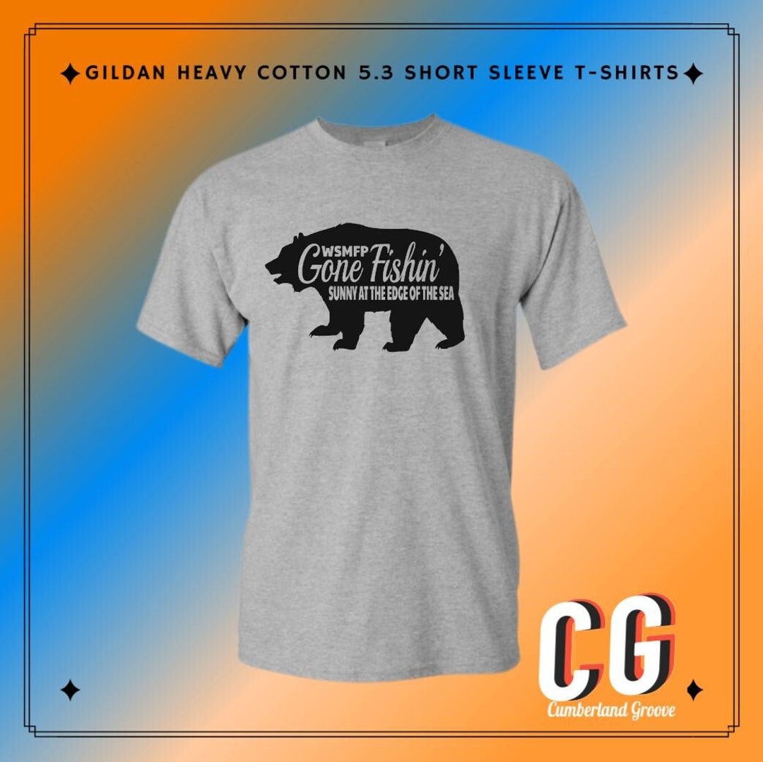 Bear Gone Fishin Shirt | Panic Inspired Fan Art | Widespread Art | WSP ...