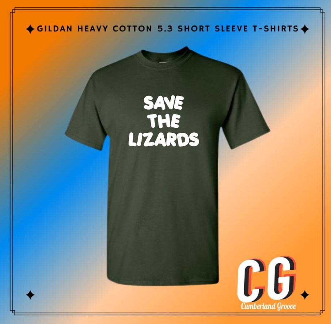 Save the Lizards Shirt | Pick Size & Colors | Parody Lot Style| Fan Art ...