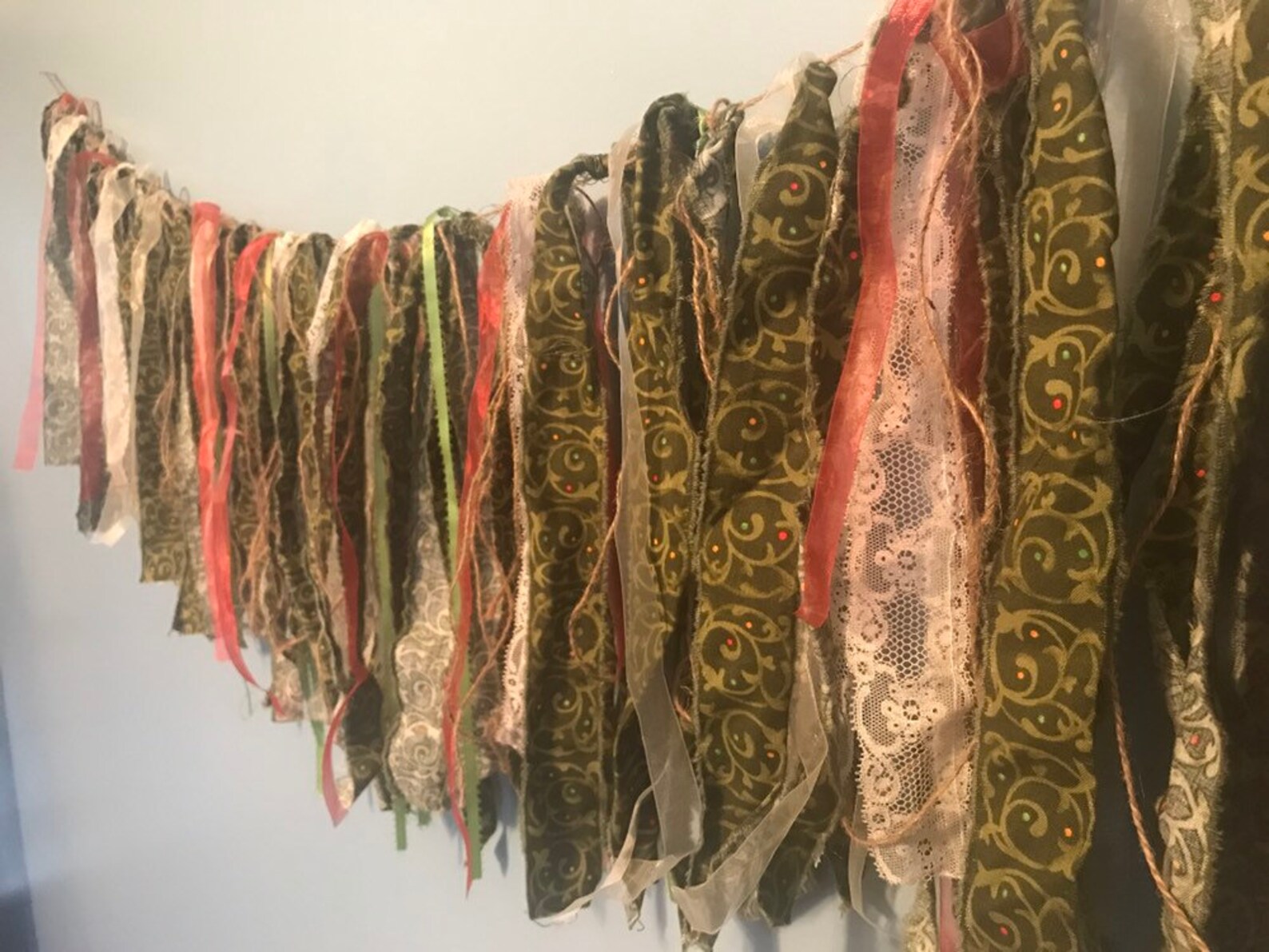 Charming Christmas Cloth Garland - Etsy