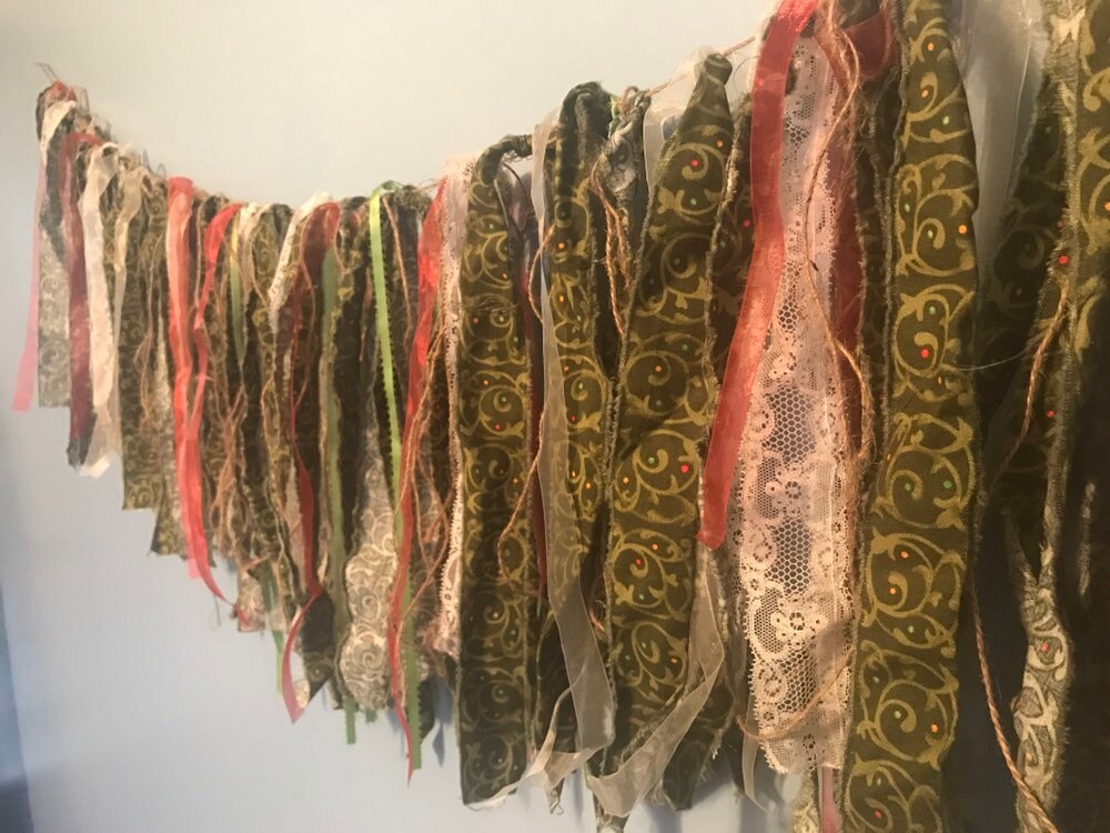 Charming Christmas Cloth Garland - Etsy