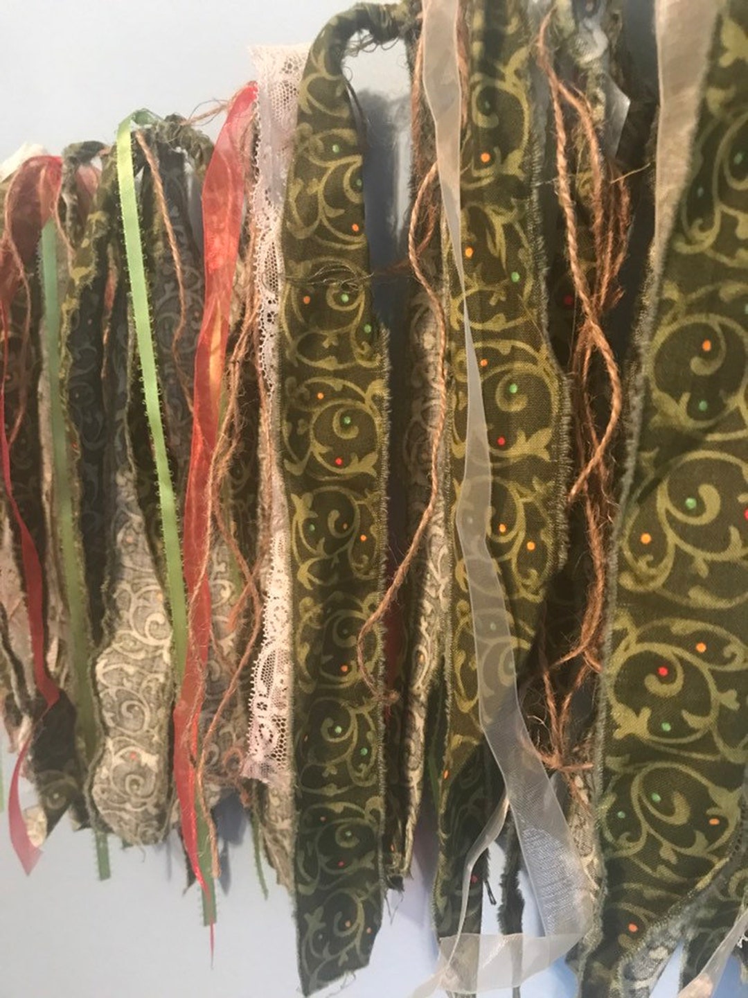 Charming Christmas Cloth Garland - Etsy