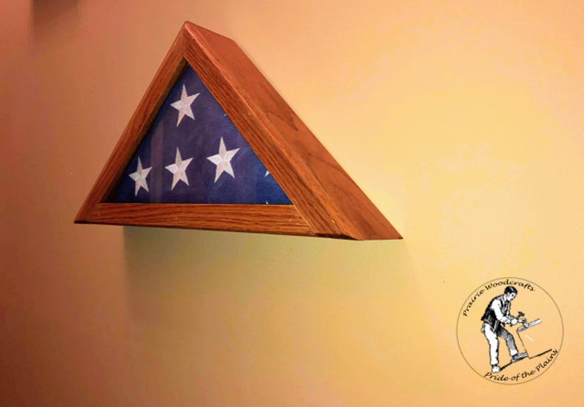 Flag Display Box / Flag Shadow Box 3x5 | Etsy