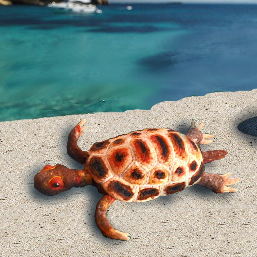 Turtle Needle Felted. Felt Animal. A Wish for Life and Health ...