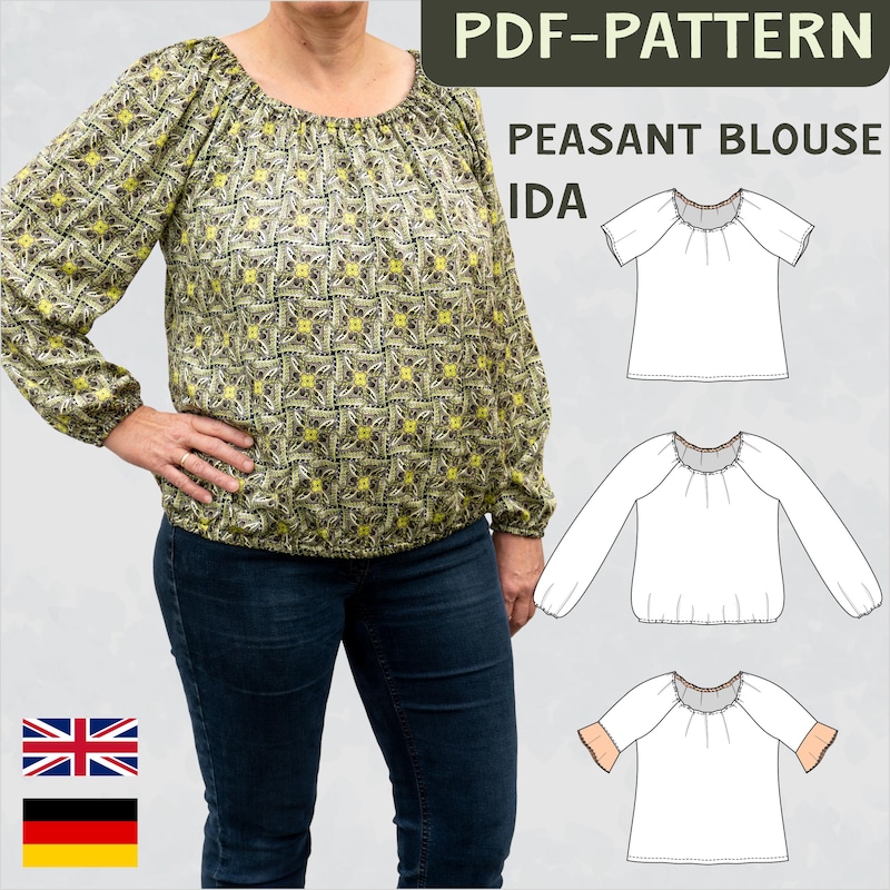Peasant Blouse - Etsy