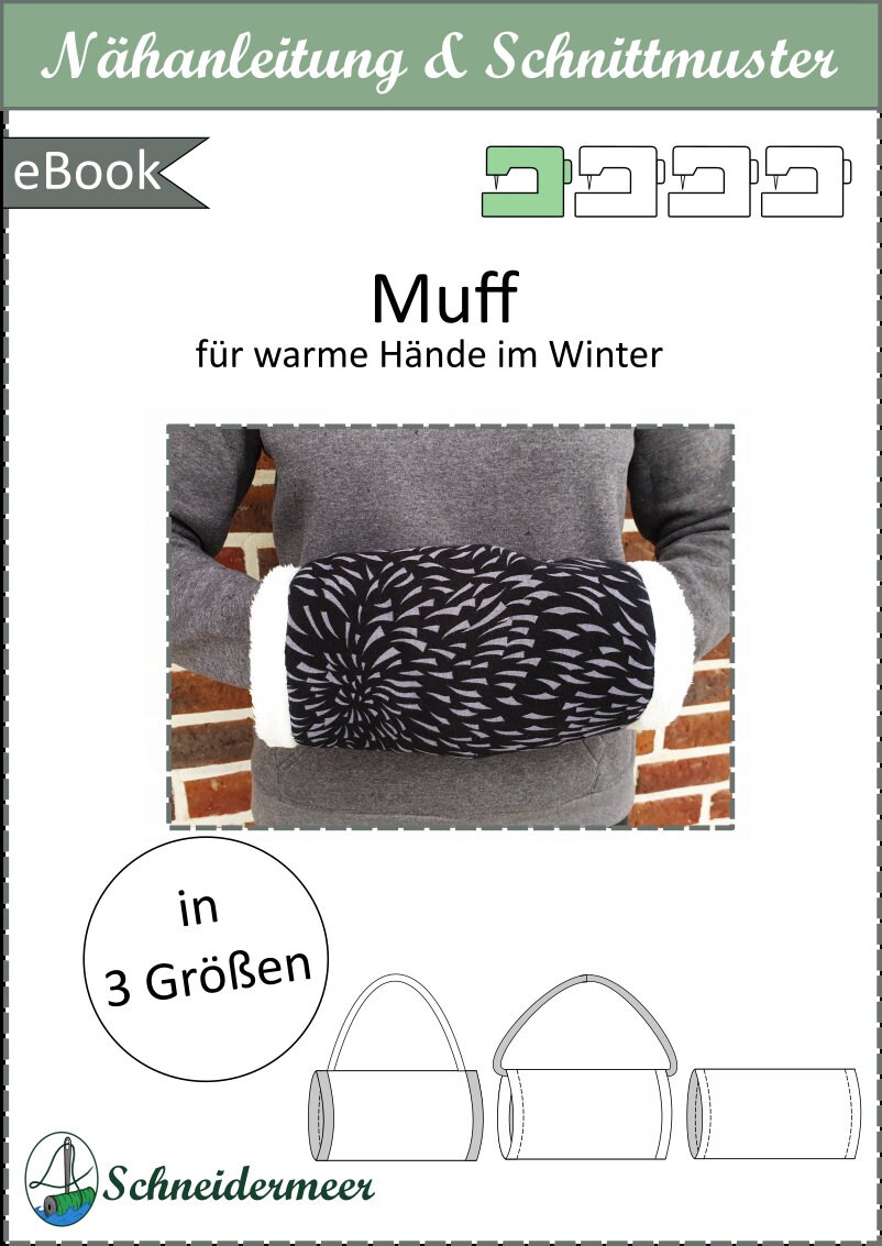 PDF Pattern Muffs for Warm Hands on Cold Winter Days 3 Sizes Children ...