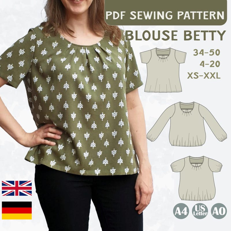 Pleated Top Pattern - Etsy