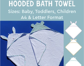 The Hooded Towel PDF Sewing Pattern - Etsy