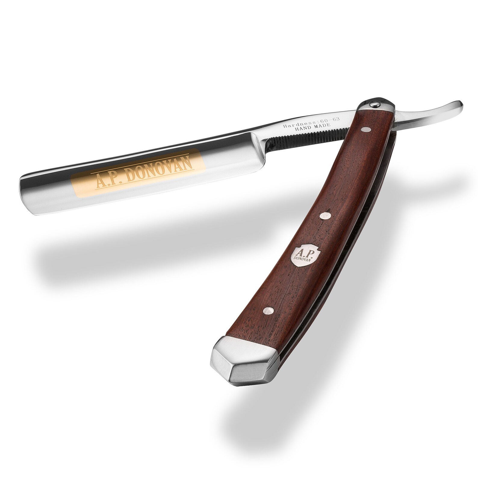 Excellent 7/8 straight Razor With Gold Etching / A.P. | Etsy