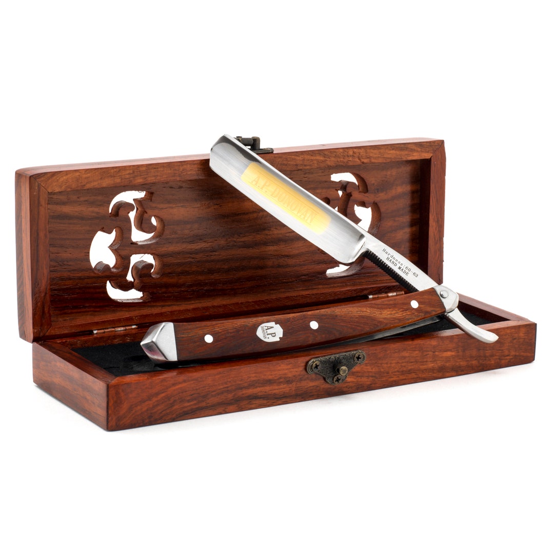 Excellent 7/8 straight Razor With Gold Etching / A.P. - Etsy