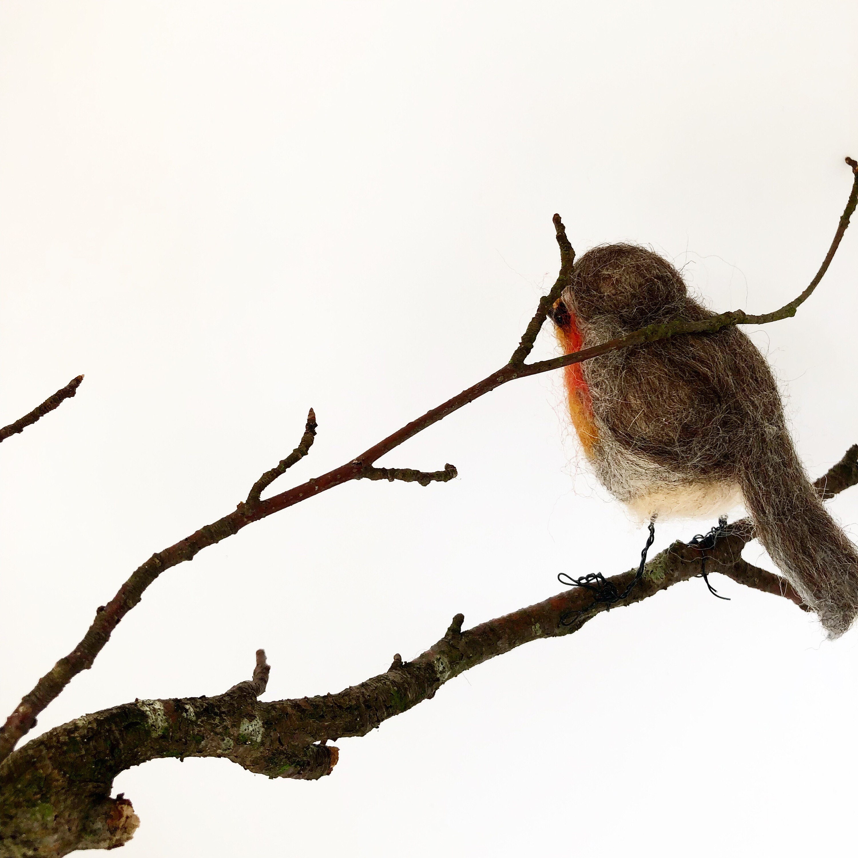 Robin Red Breast Felted Bird Christmas Festive Gift - Etsy