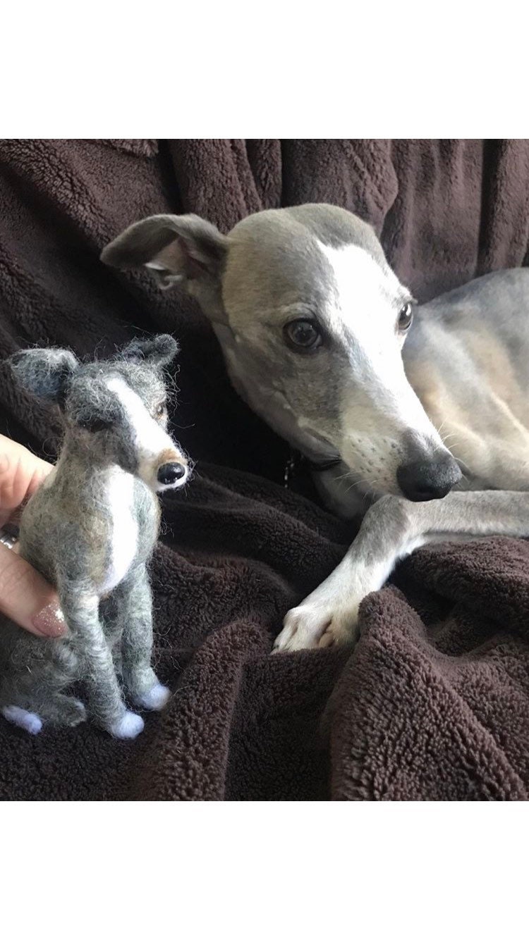 Whippet Miniature Dog Portrait x1 Pet Dog Sculpture Bespoke - Etsy