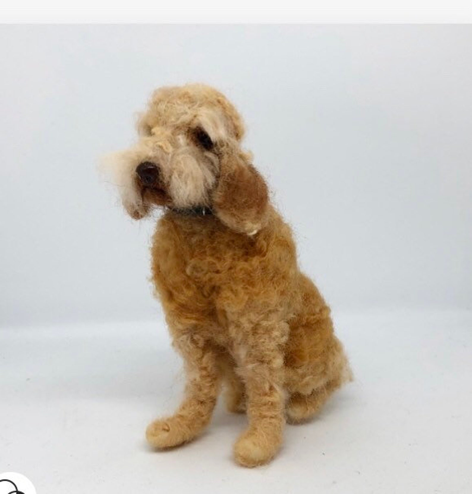 Labradoodle Miniature Felted Pet Dog Portrait Bespoke Sculpture - Etsy