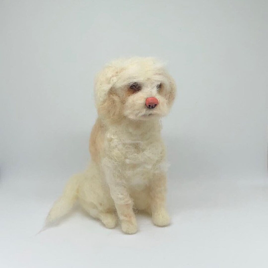 Cockapoo Miniature Pet Portrait Felted - Etsy