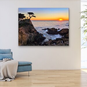 Seascape,rustic Decor,monterey Lone Cypress, Seascape,coastal ...