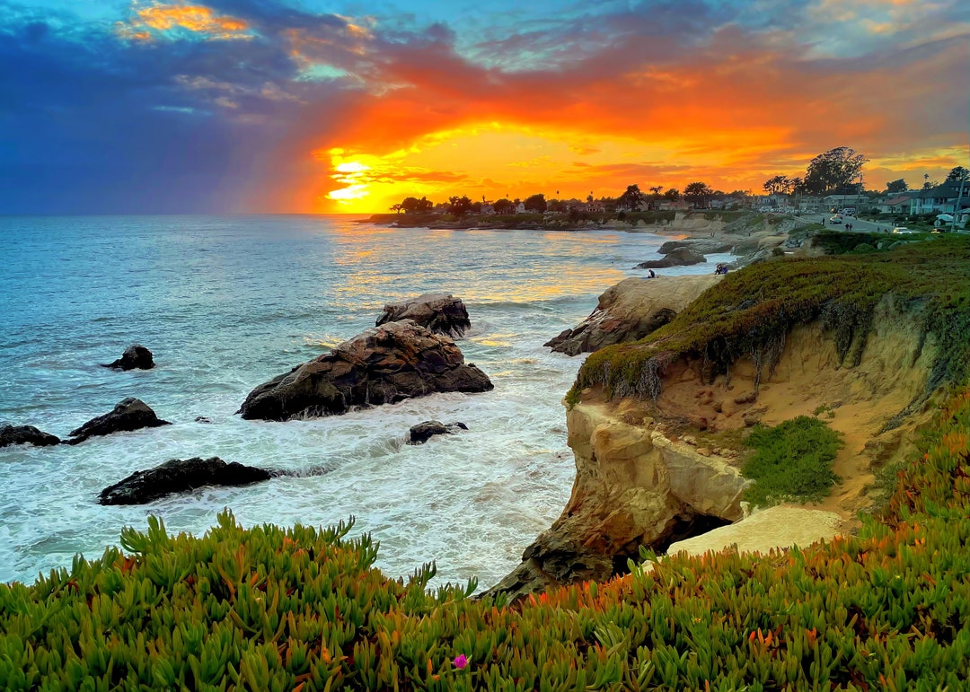 Santa Cruz Seascape,seascape,beach Photo Art,seaside,seaside,wall Décor ...