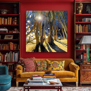 Cypress,twisted Tree,landscape Photo Art,tree Wall Décor,large ...