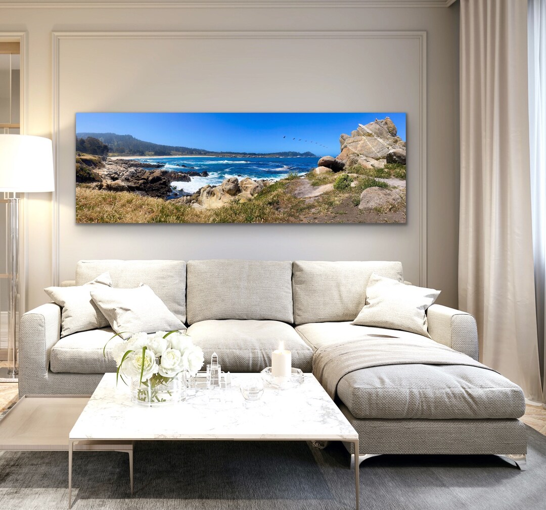 Carmel Meadows Beach,seascape Panorama,carmel Seascape,large Wall Art ...