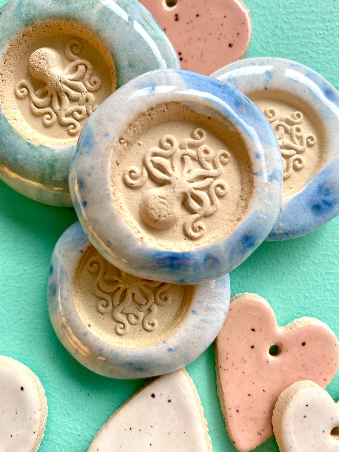 Ceramic Scented Stones “octopus” Handmade for Scented Oil Room ...
