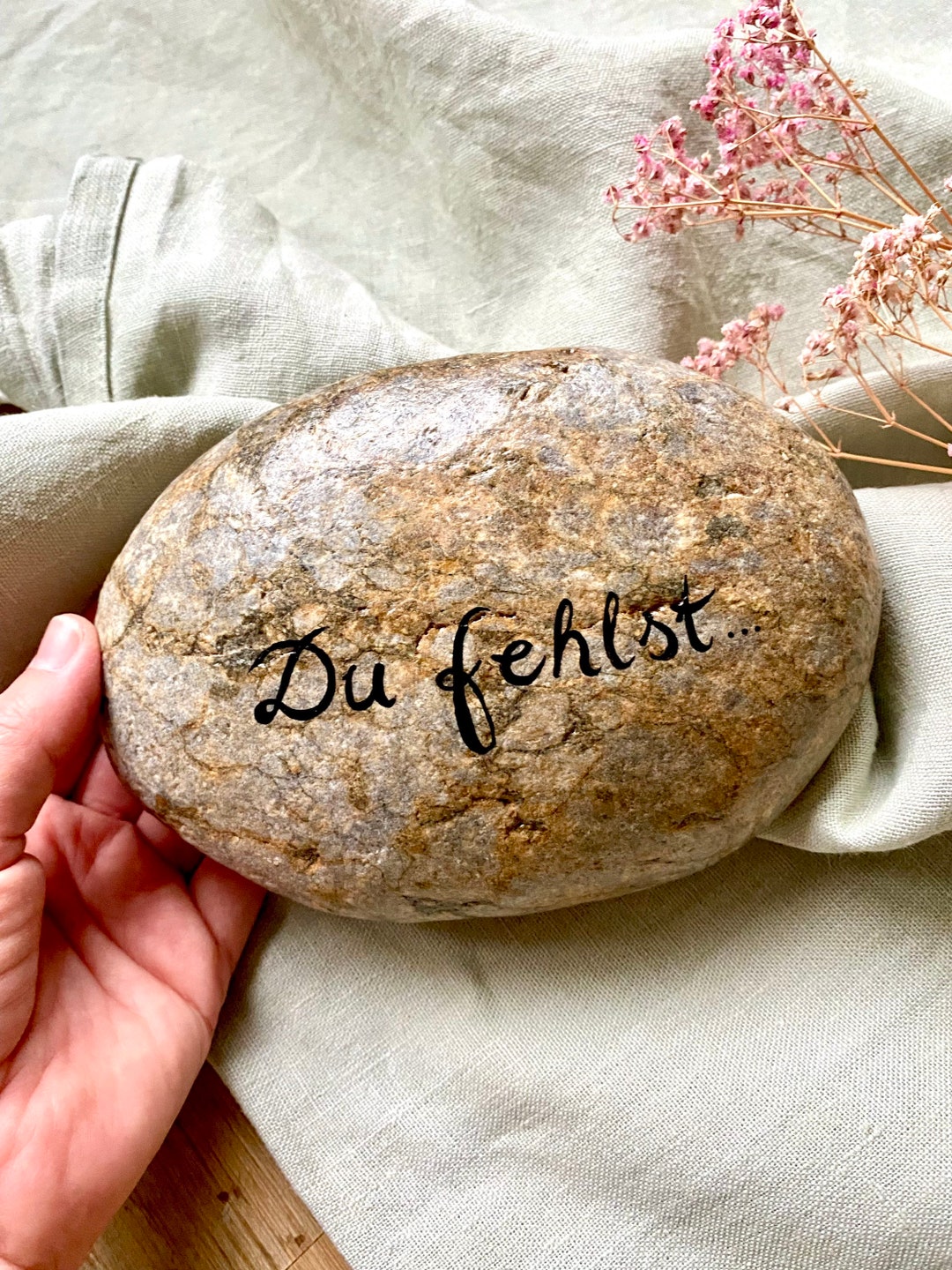 Simple Memorial Stone you Are Missing Hand-painted in Small or Large ...