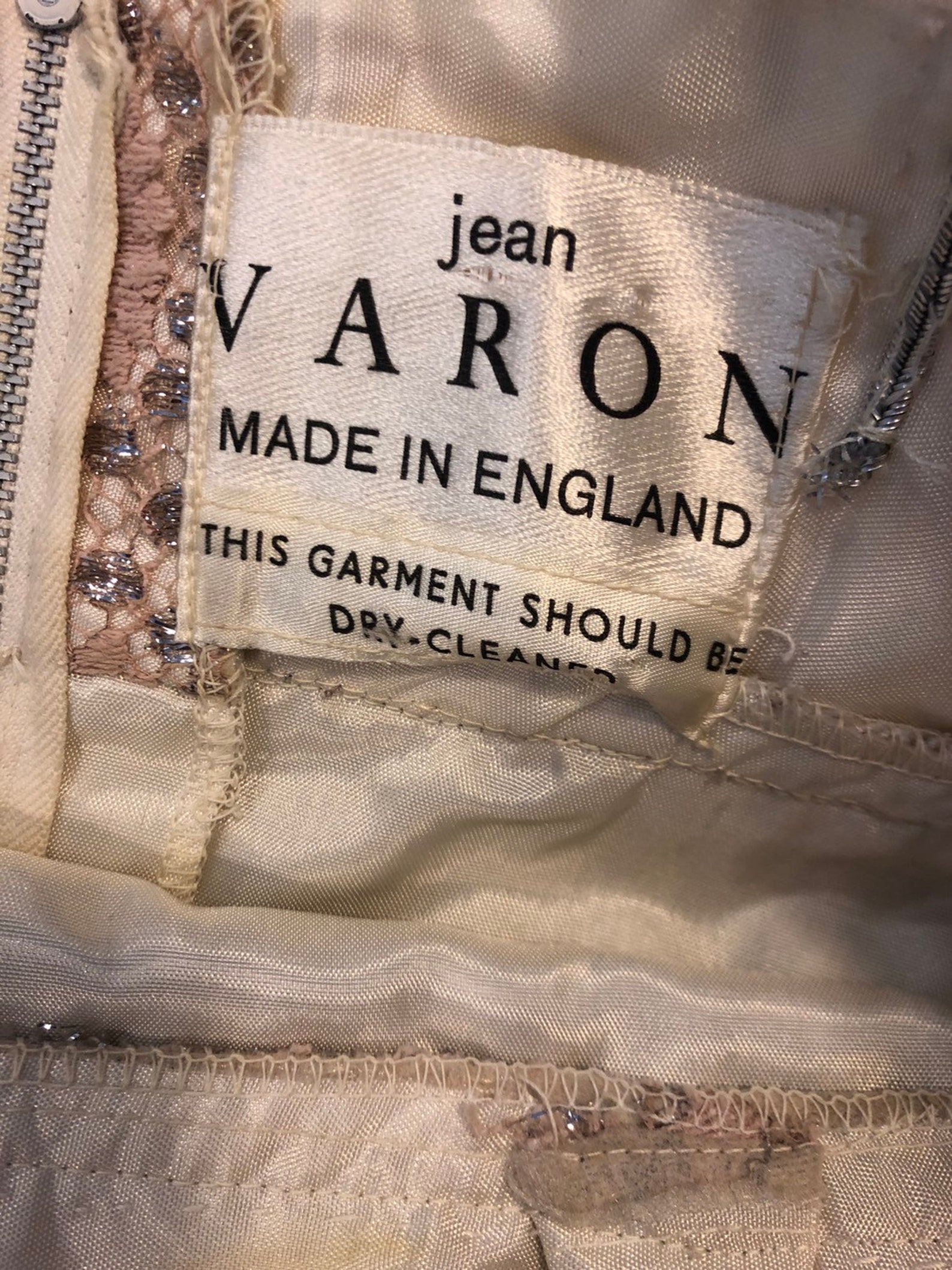 Jean Varon Vintage Mini Metallic Silver Pink Baby Doll Dress XS/S - Etsy