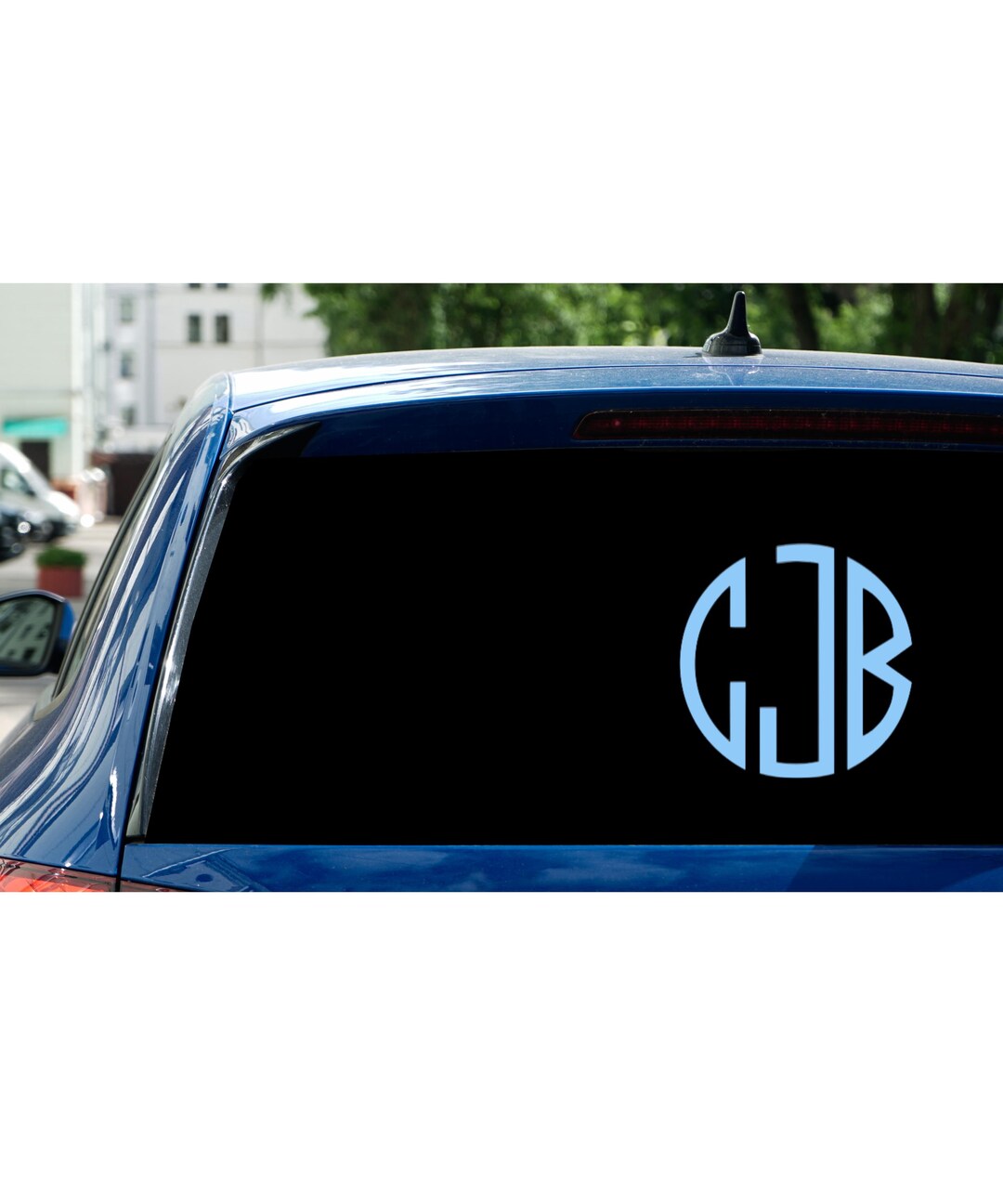 Monogrammed Car Decal Personalized Decal Laptop Vinyl Stickers Car ...