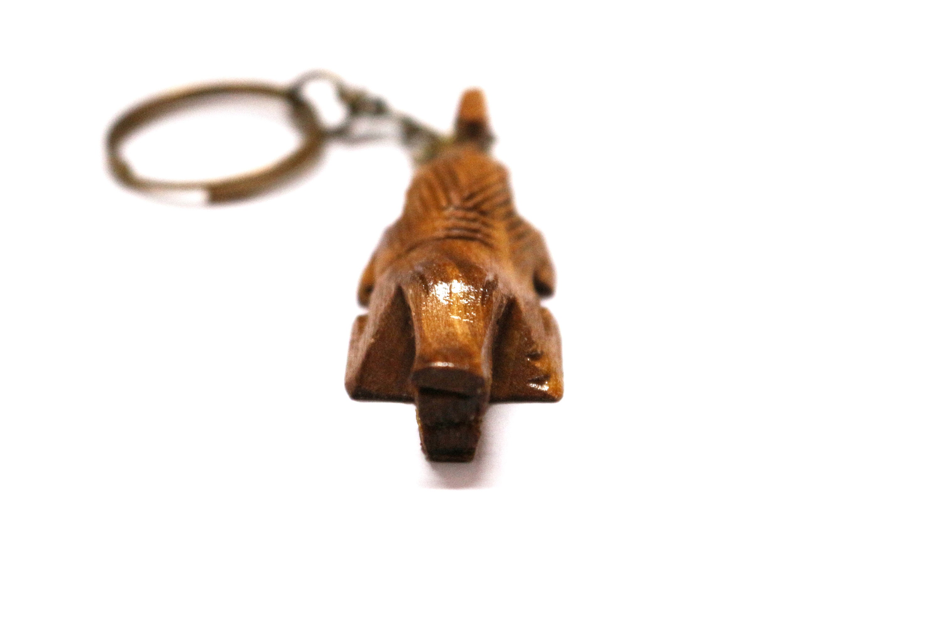 Handmade Wooden Alligator Keychain Crocodile Keyring - Etsy