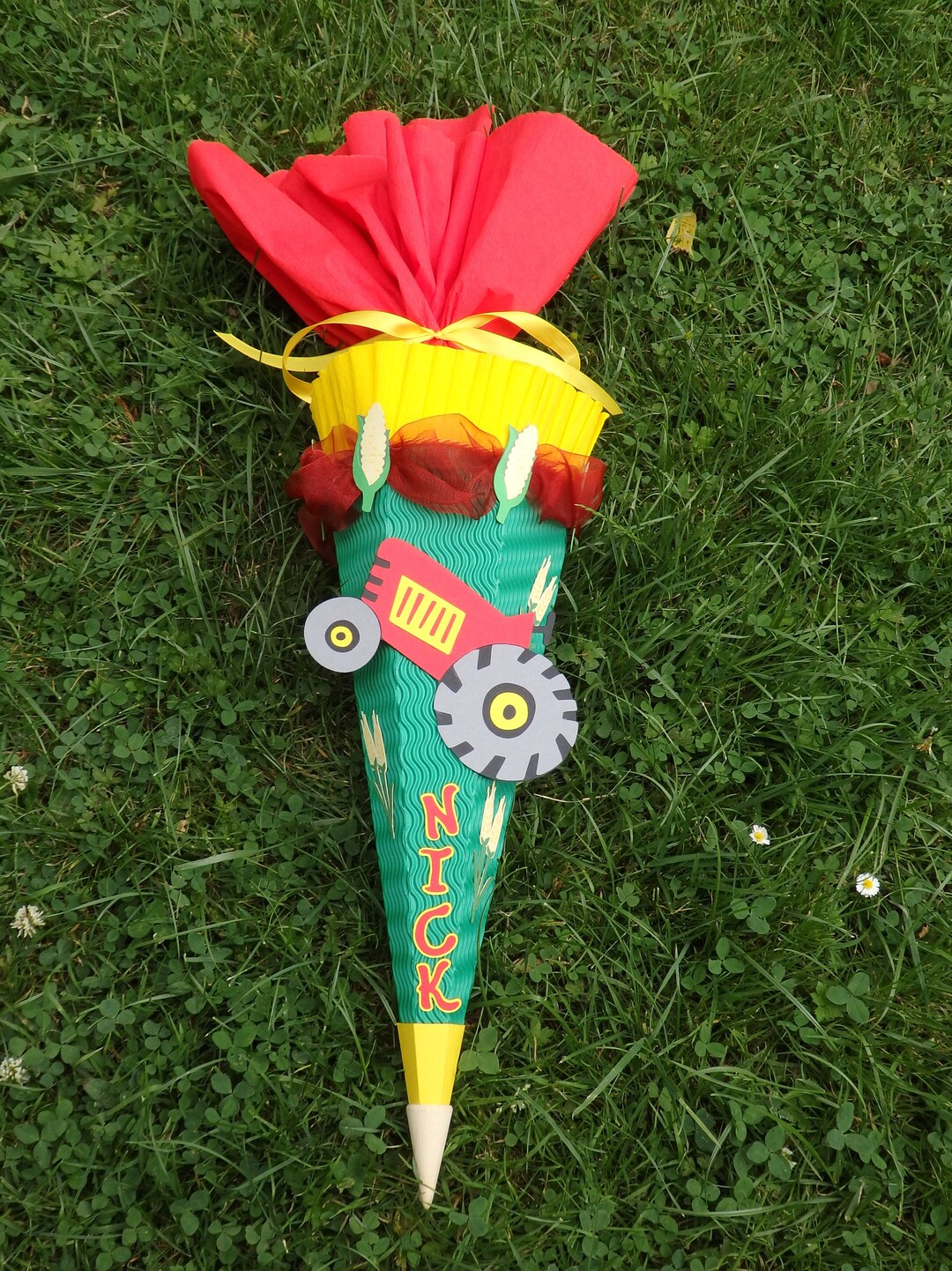 Kindergarten Bag Sibling Bag Tractor With Desired Name - Etsy