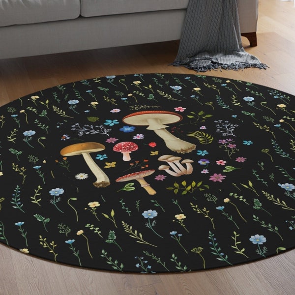 Mushroom Rug - Etsy