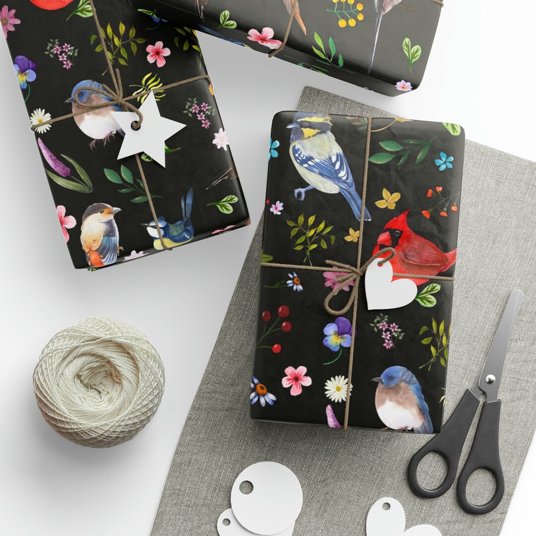 Bird Wrapping Paper Bird Lover Wrapping Paper Bird Watcher - Etsy