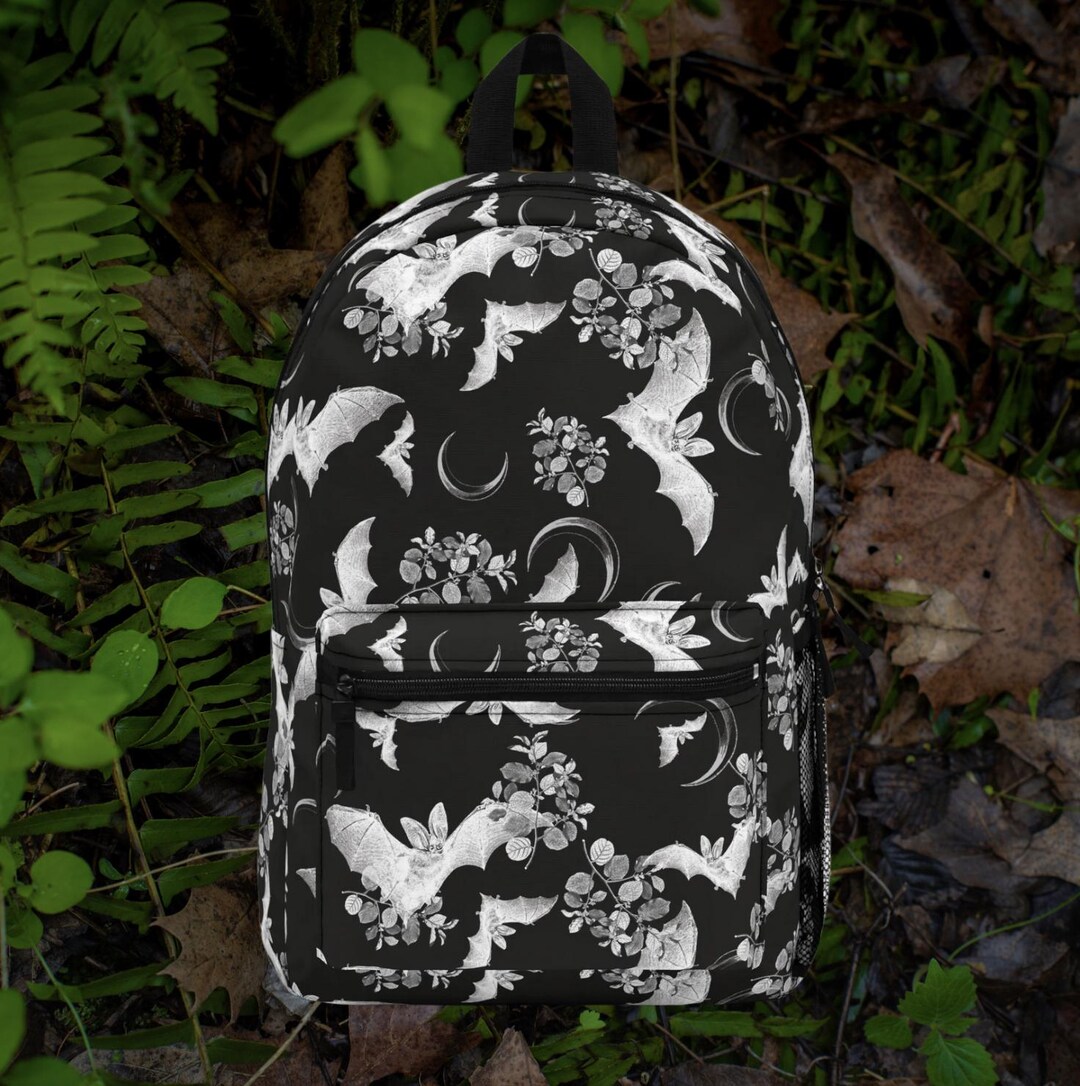 Goth Bat Backpack | Gothic Backpack | Vampire Bat Backpack | Dark ...