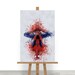 Spiderman Spider-man Paint Splatter Canvas Print Ready to - Etsy